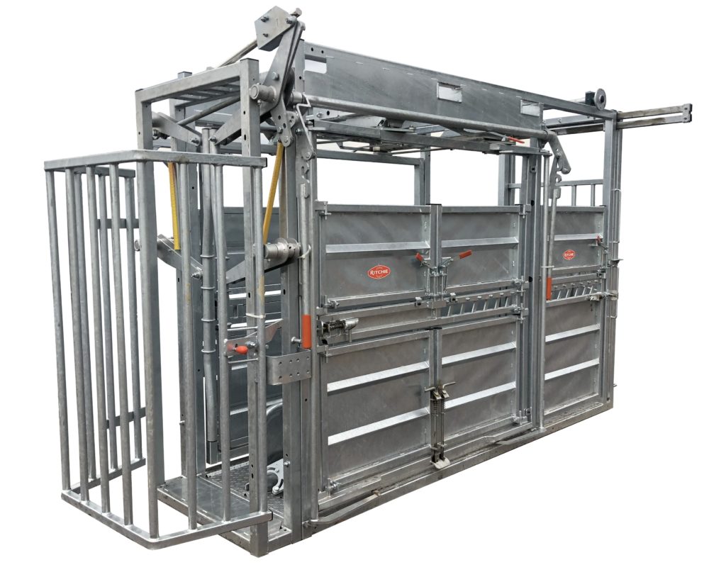 Cattle Squeeze Crate With Manual Yoke | Ritchie Agricultural
