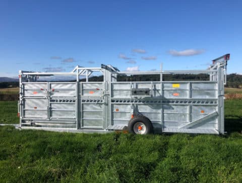 Mobile Cattle Crate with Automatic Yoke - Ritchie