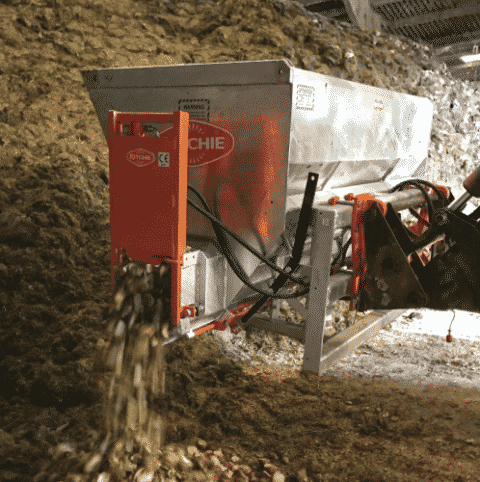 Roots and Grain Feeder for 3 point linkage - Ritchie